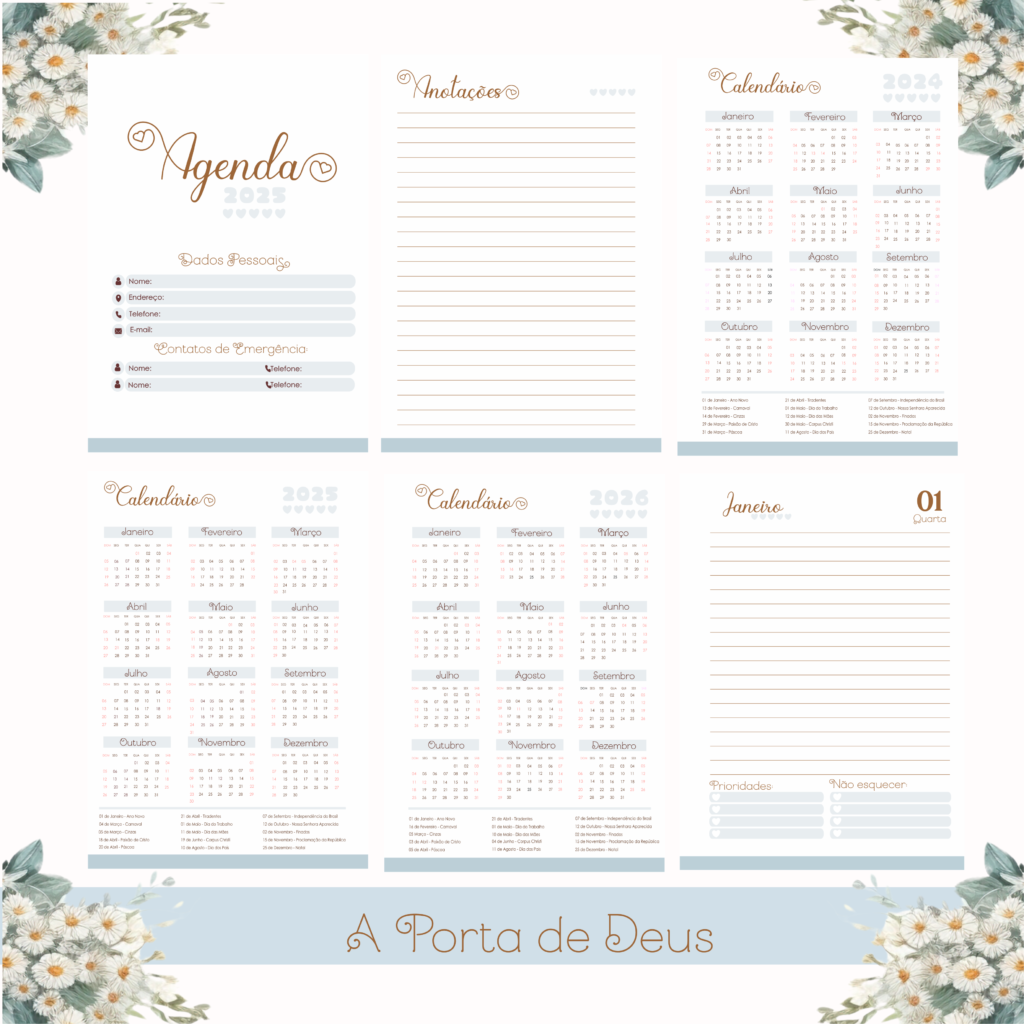 Kit CRISTÃO - A Porta de Deus (Pamella) - Nick Design