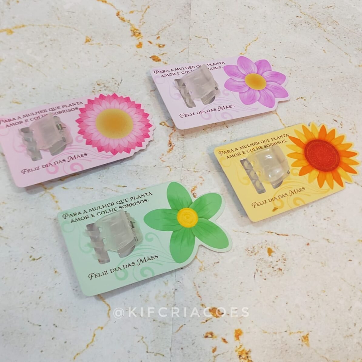 Card para Piranha - FLORES E CORES (Kif) - Nick Design