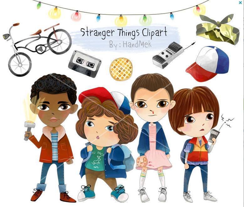 Stranger Things - Kit Digital - Nick Design