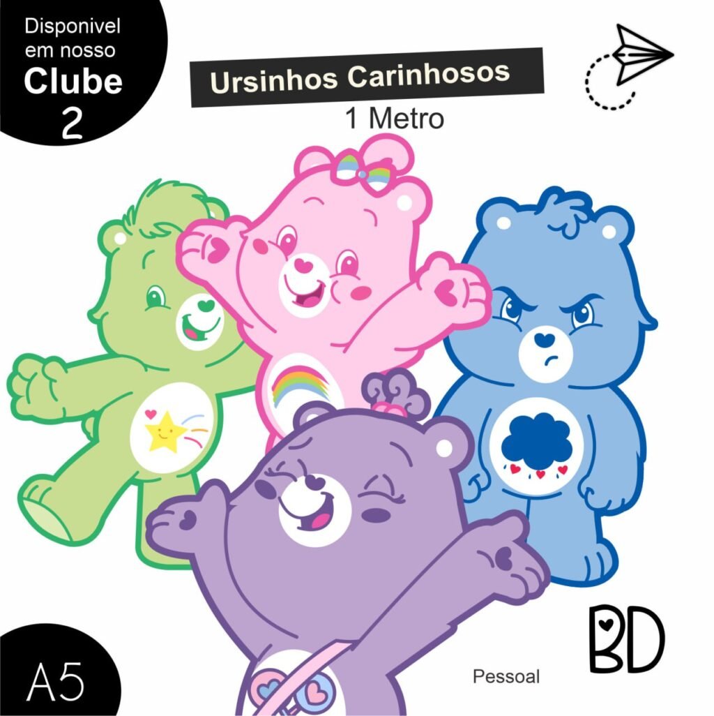 Ursos Carinhosos De Coracao Escuro Vestido Infantil Yoyo Azul Estampa