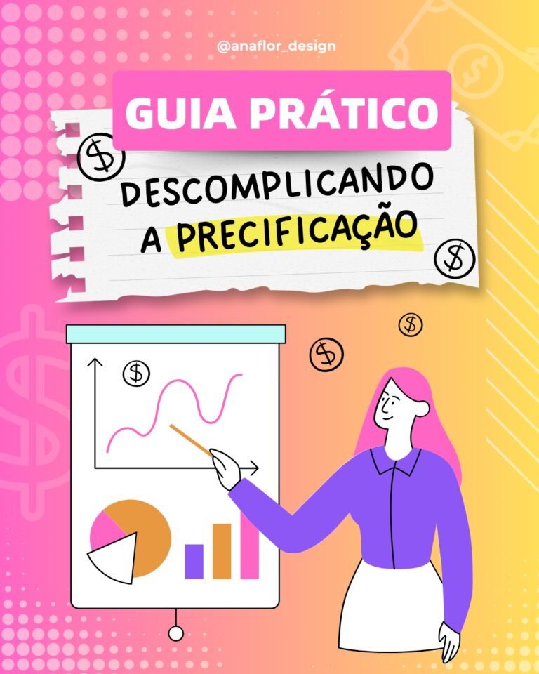 Guia Prático | Precificação | E-book + Tabelas (Ana Flor) - Nick Design