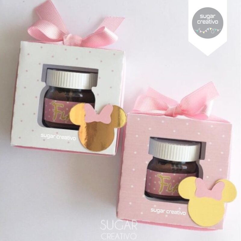 Moldes Caixas Mini Nutella - Nick Design