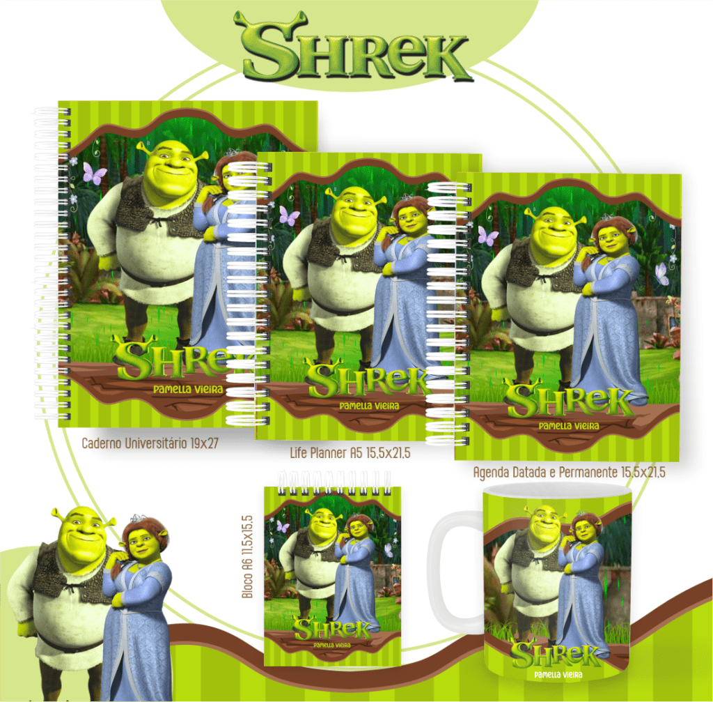 Shrek - Capas | Miolos 2025 (Pamella) - Nick Design