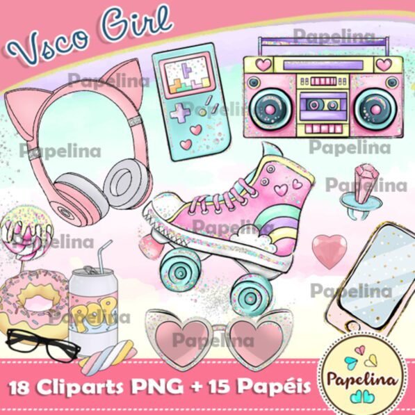 Vsco Girl - Kit Digital - Nick Design