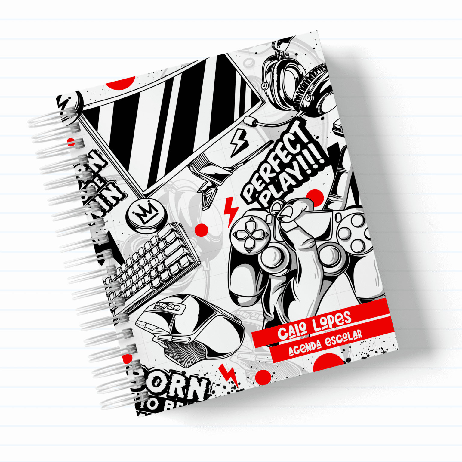 Gamer - Kit Escolar 2025 (Papel Amado) - Nick Design