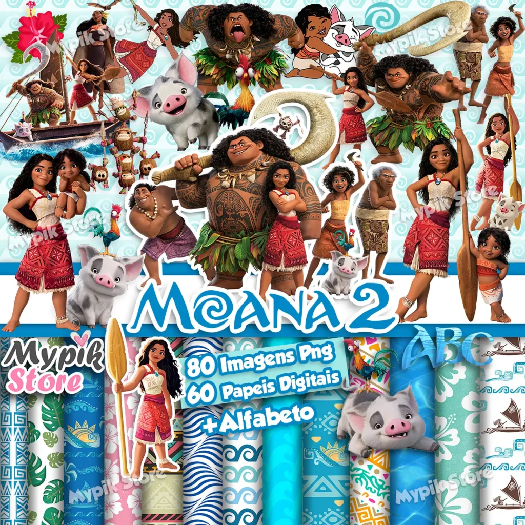 Moana 2 - Kit Digital (Mypik Store) - Nick Design