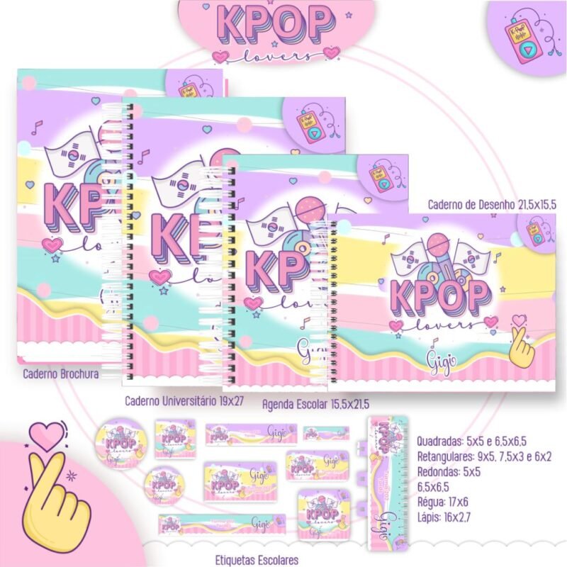 KPop - Kit Escolar 2025 (Pamella Vieira) - Nick Design