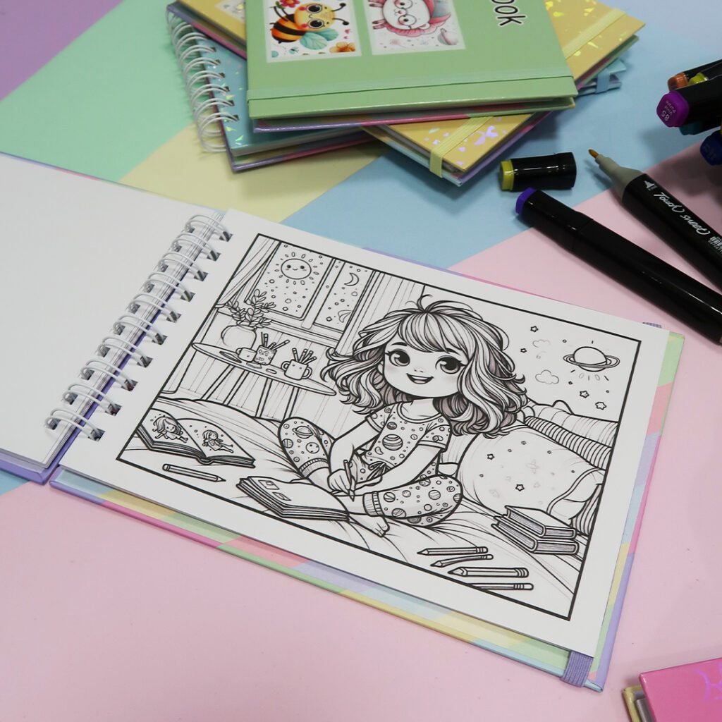 Coloring Book A5 – A arte de Colorir - Nick Design