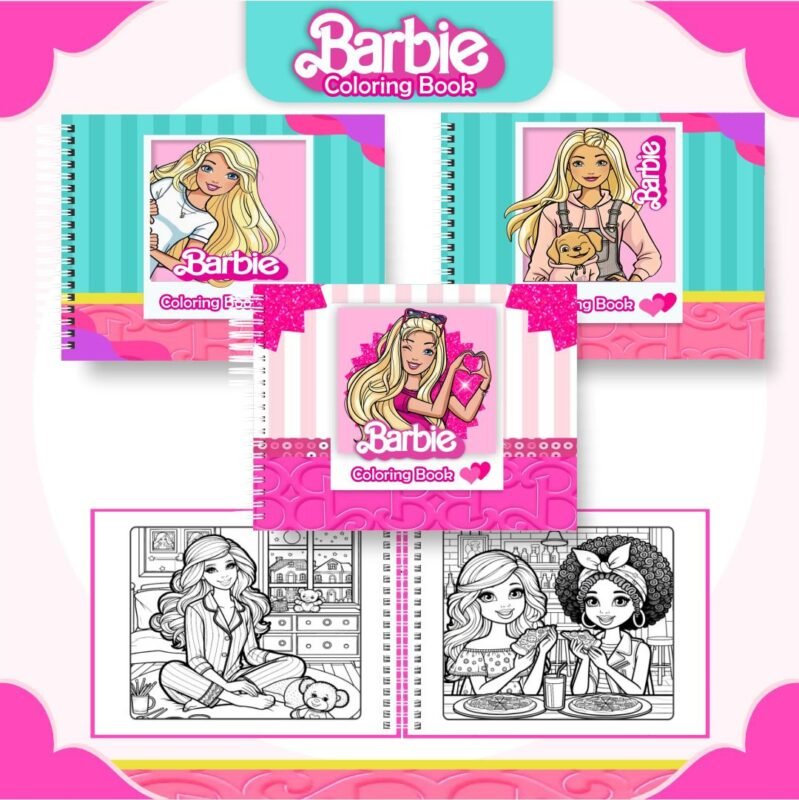 BARBIE- Livro de Colorir (Pamella Vieira) - Nick Design