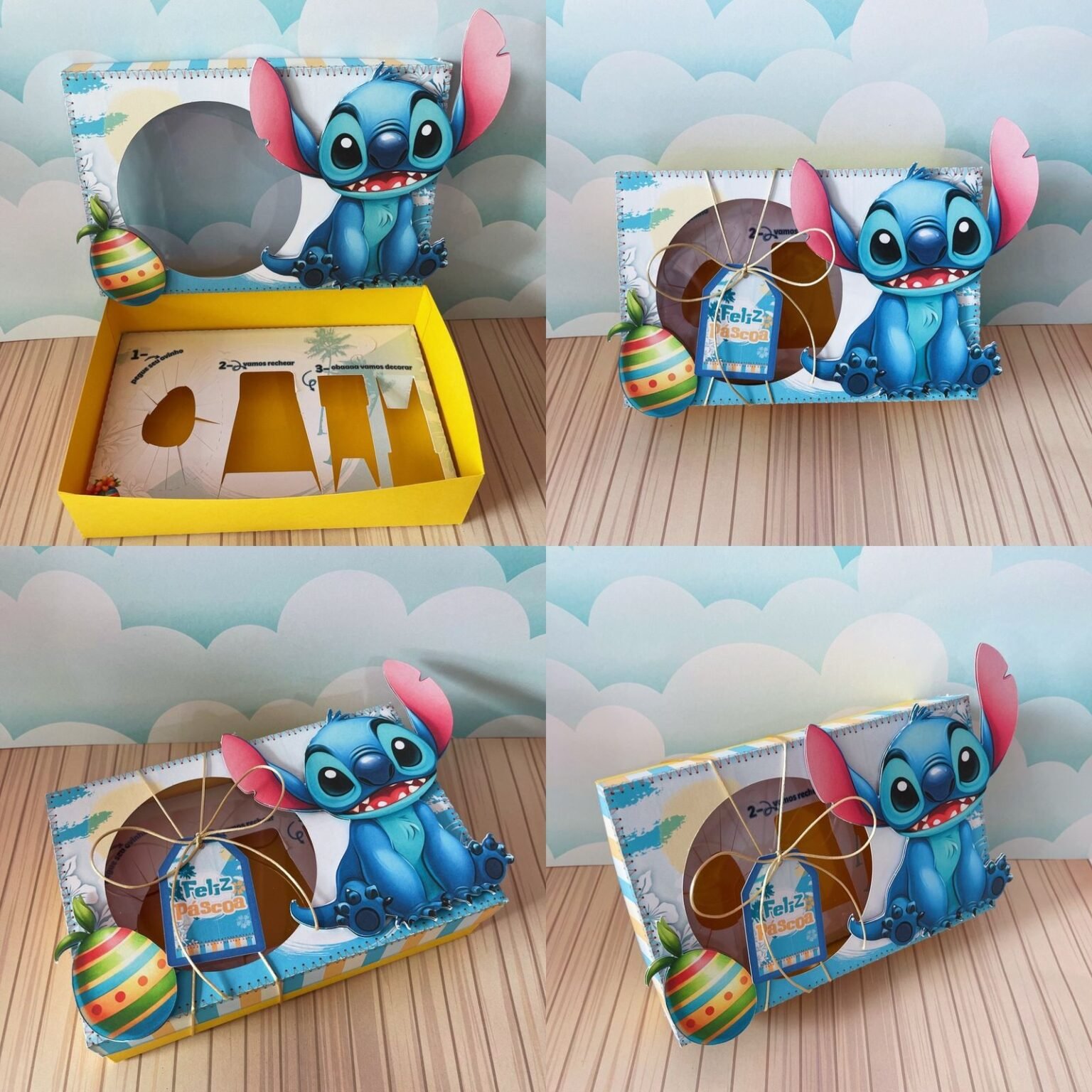 Stitch Menino - Caixa Mini Confeiteiro (Lina) - Nick Design