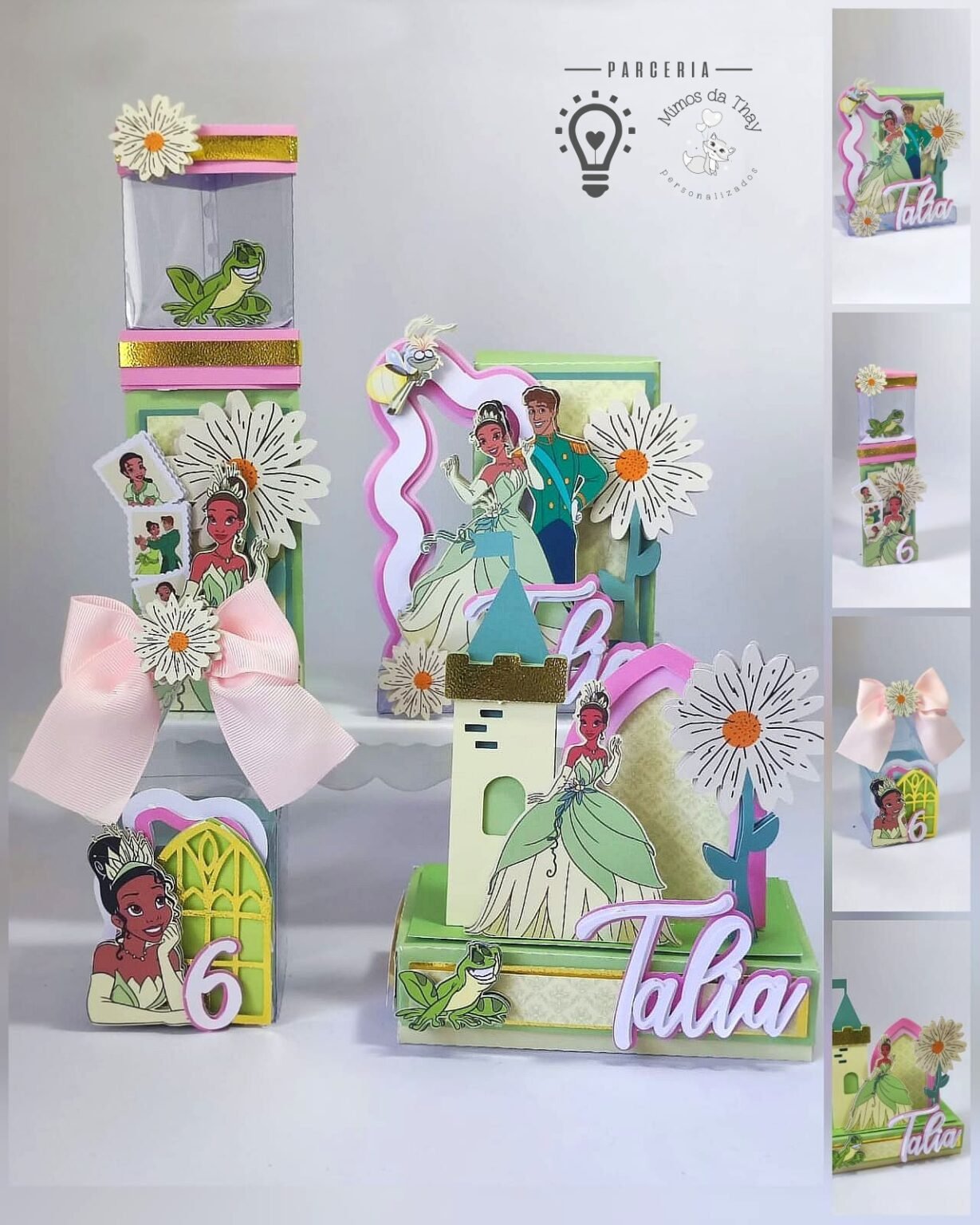 Princesa Tiana - Kit Festa Pronta - Nick Design