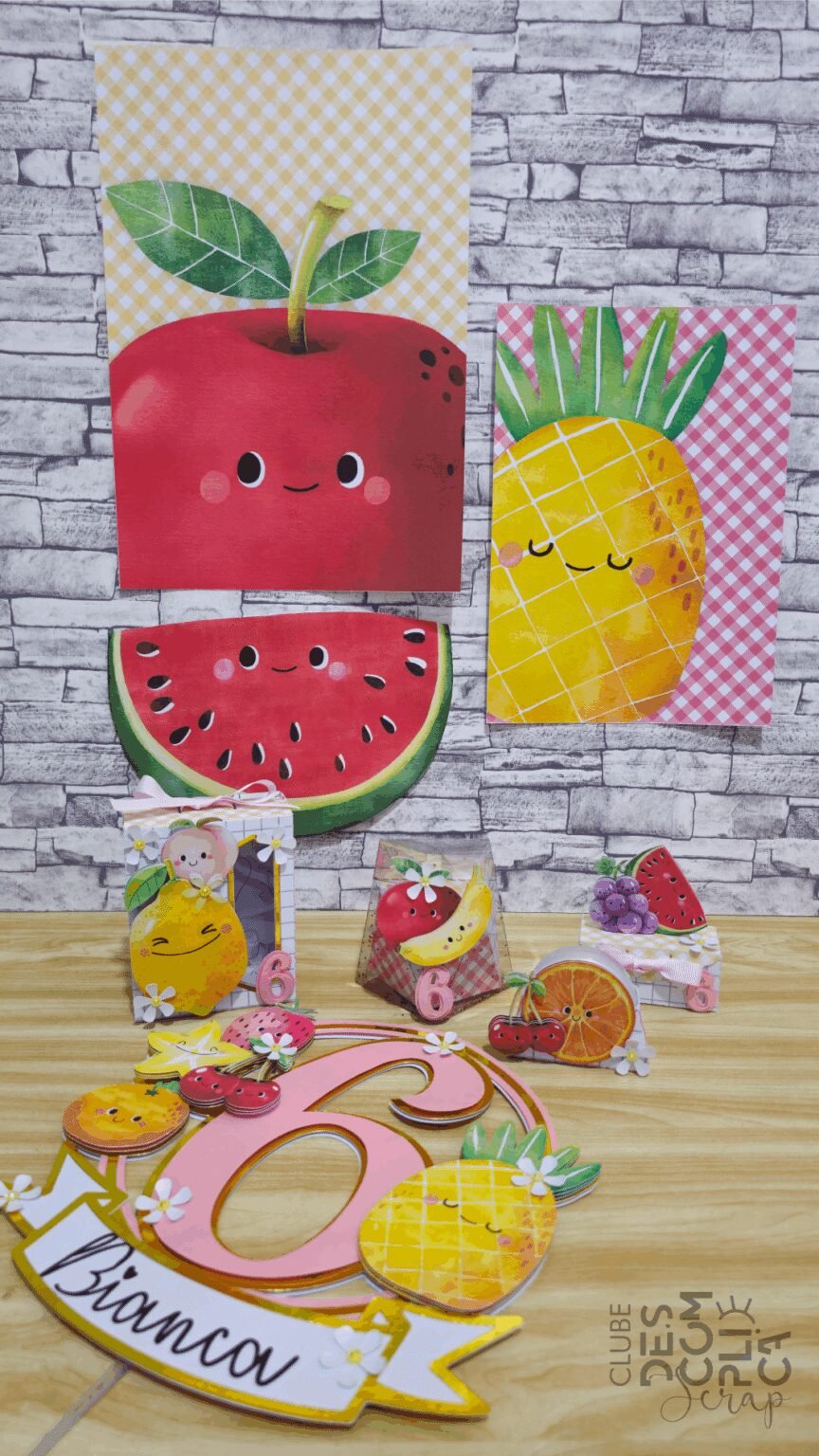 Frutas - Kit Festa Pronta - Nick Design