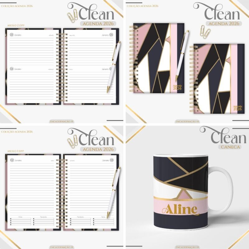 Black Gold - Coleção Basic Clean 2026 (Lina) - Nick Design