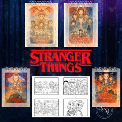 Stranger Things - Livro Colorir - Nick Design