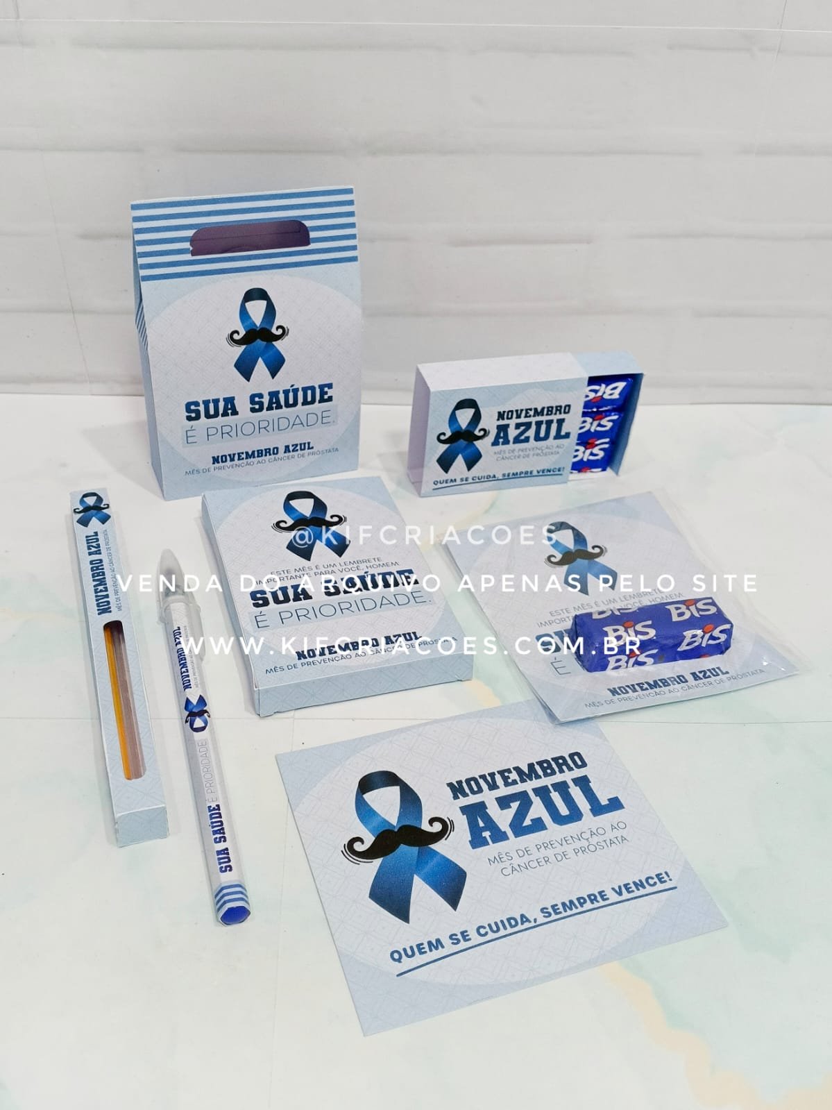 Kit Novembro Azul 2025 (Kif) - Nick Design