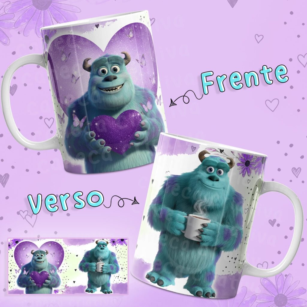 Monstros S.A - Arte Avulsa Caneca - Nick Design